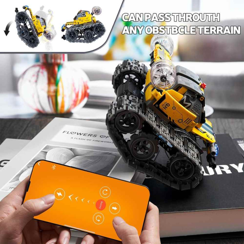 ROBOT EDUCATIVO KIT ARMAR 4 EN 1 WALLE ORUGA CONTROL APP