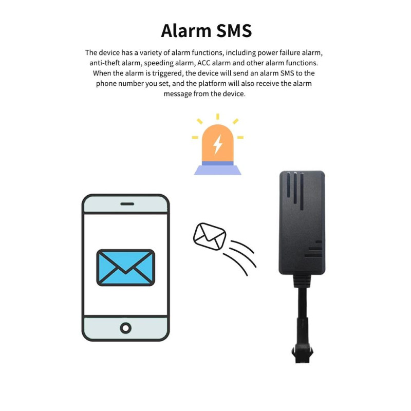 GPS TRACKER J16 RED 4G RASTREADOR ALARMA APAGA MOTO CARRO