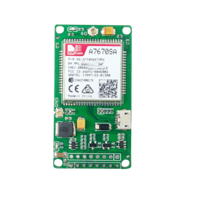 A7670SA MODULO 4G LTE CAT1 MULTIBANDA GSM GPRS IOT