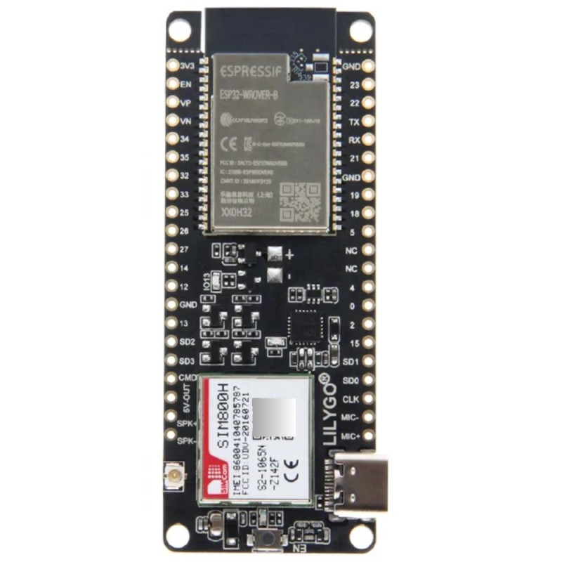 MODULO T-CALL V1.4 ESP32 CON SIM800H 2G WROVER 4MB WIFI GSM