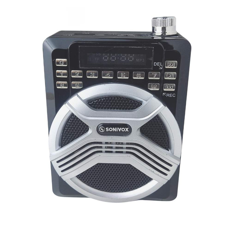 RADIO PARLANTE PORTATIL CON BLUETOOTH FM USB SD MICROFONO