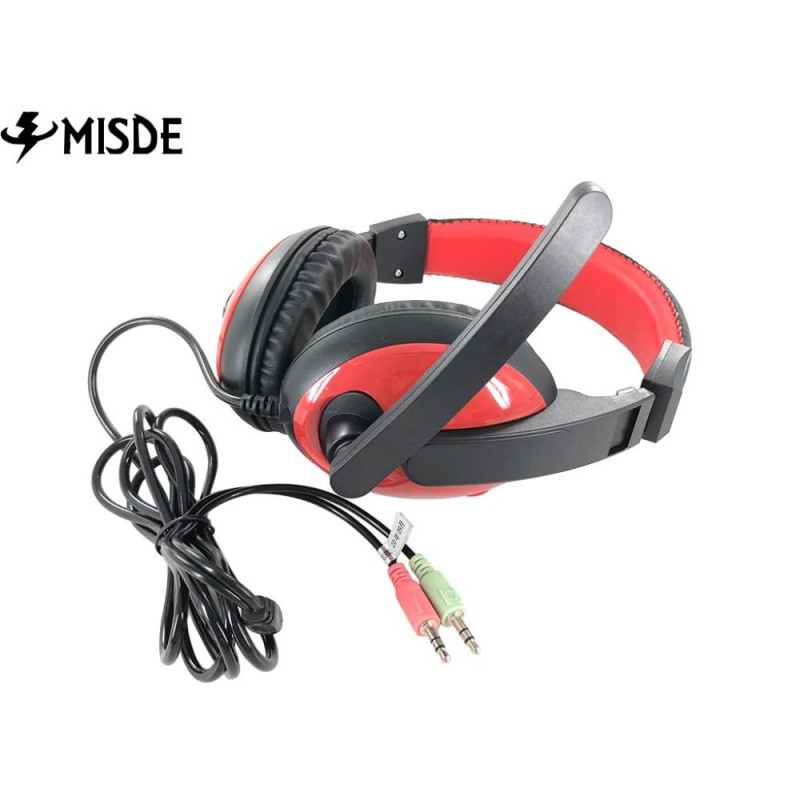 DIADEMA CON MICROFONO MISDE A63 PARA PC GAMER AURICULAR