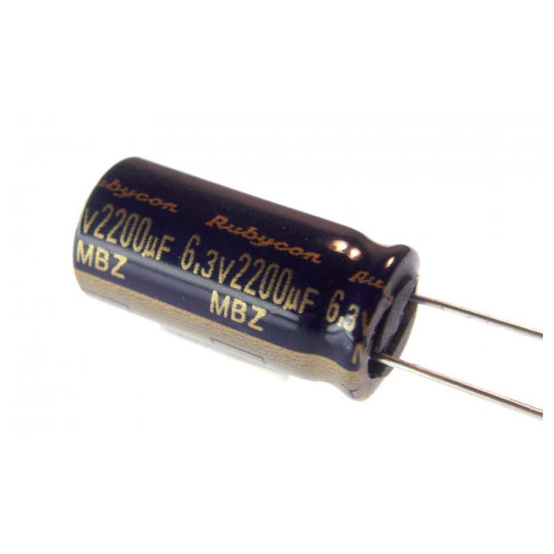 CAPACITOR ELECTROLÍTICO 2200UF 6.3V