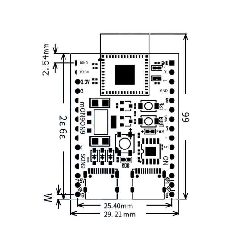 ESP32 C3 TARJETA DE DESARROLLO WIFI USB DUAL TIPO C