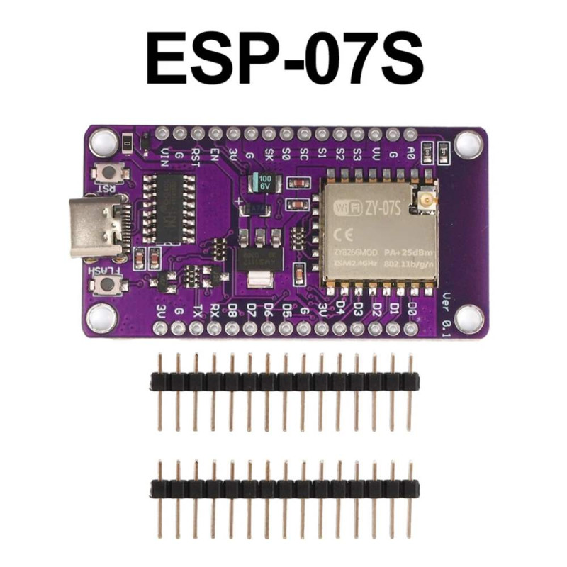 MODULO NODEMCU ESP07S USB TIPO C LUA ESP8266 WIFI LOLIN