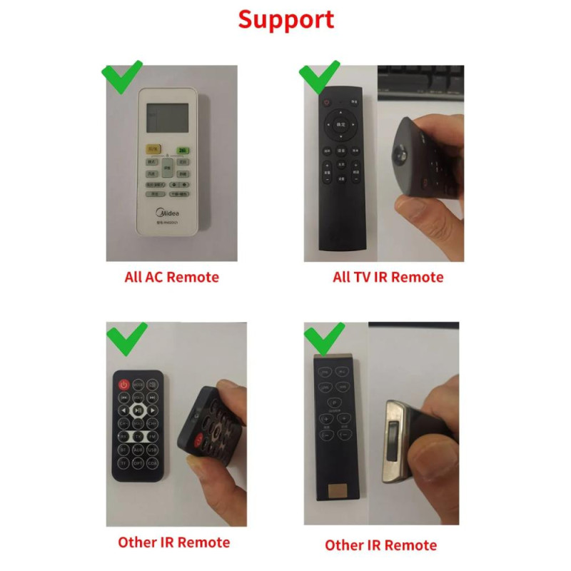 CONTROL REMOTO TUYA WIFI IR RF 433 315 SMART SWITCH ALEXA