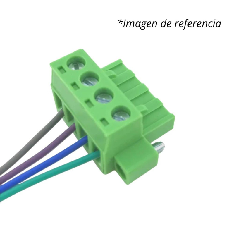 BORNERA 5.08 6 PINES MACHO CON TORNILLO TERMINAL ENCHUFABLE