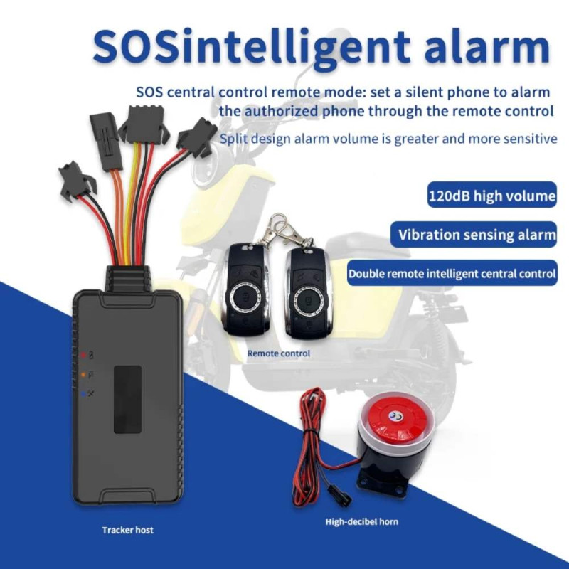 GPS TRACKER 4G DK37A RASTREADOR ALARMA CARRO MOTO + CONTROL