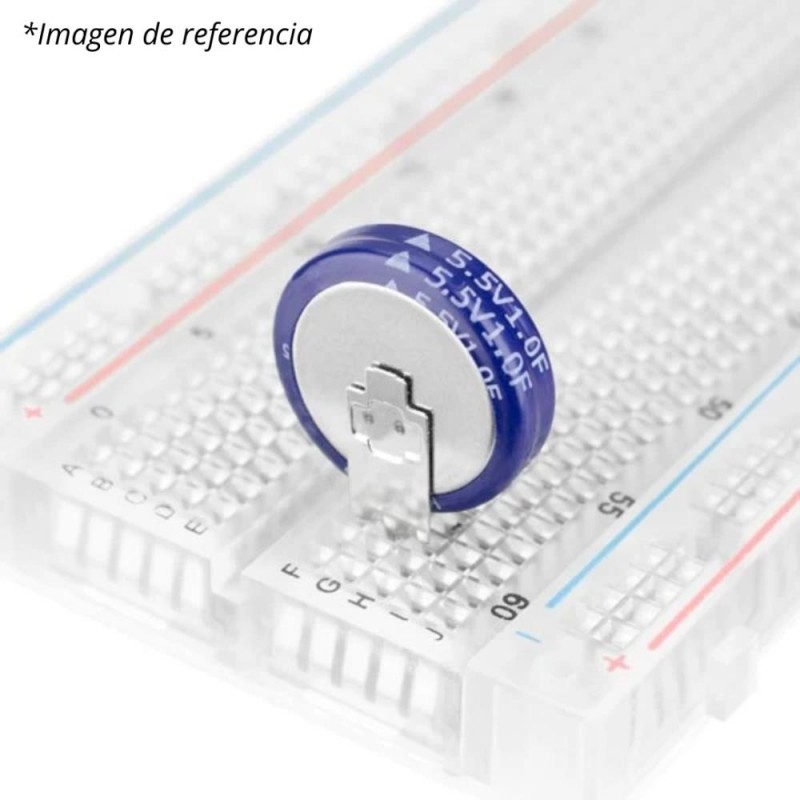 SUPER CAPACITOR 5.5V 4F TIPO V BATERIA BOTON MONEDA