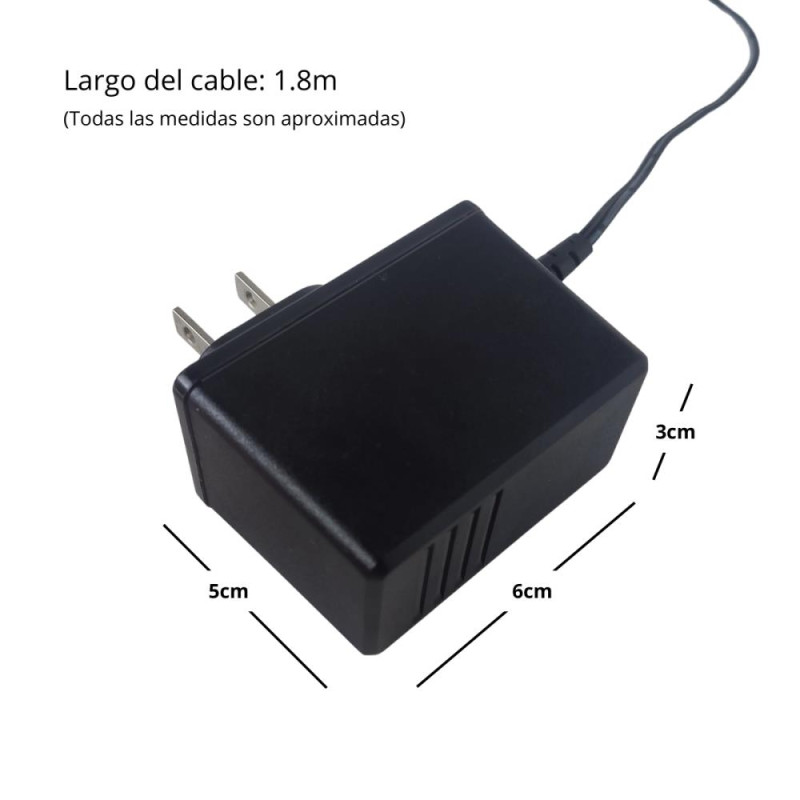 ADAPTADOR 12V 1.25A CONECTOR 5.5MM CON PIN FUENTE CARGADOR