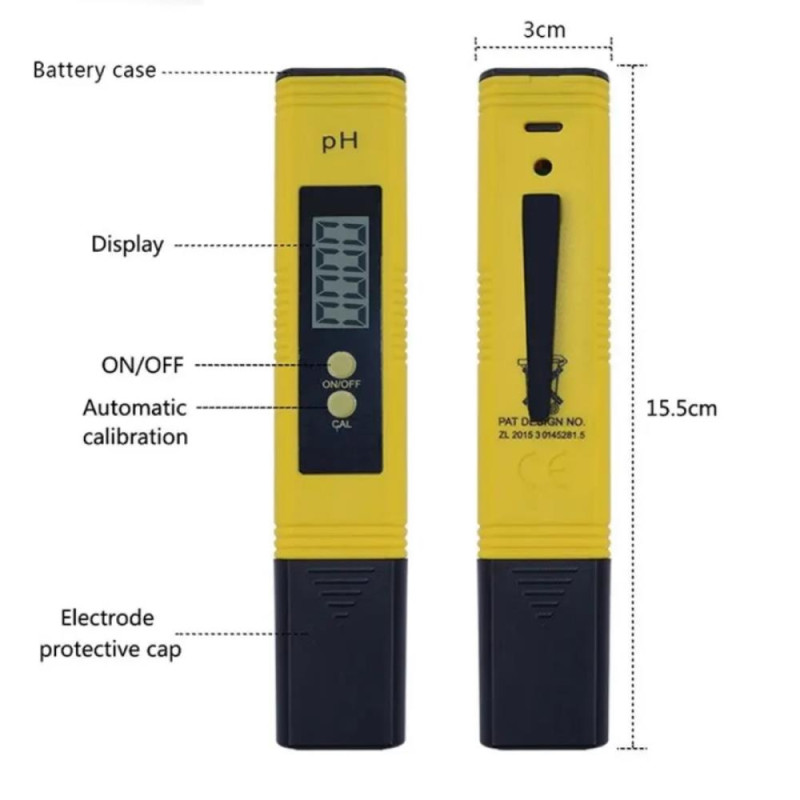 MEDIDOR DE PH DIGITAL PHMETRO DE PRECISION PEACHIMETRO