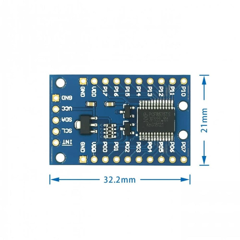 PCF8575 EXPANSOR DE PINES 16 GPIO I2C CONVERTIDOR NIVEL 3.3V