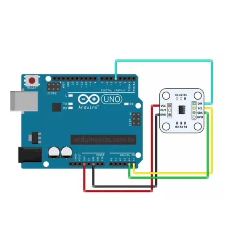 AS5600 ENCODER MAGNETICO SENSOR ANGULO HALL 12 BITS