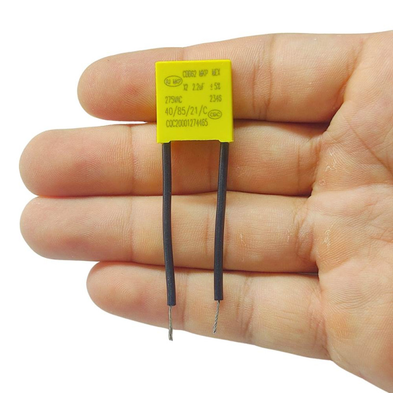 CAPACITOR DE SEGURIDAD 2.2UF SMART SWITCH TUYA SIN NEUTRO