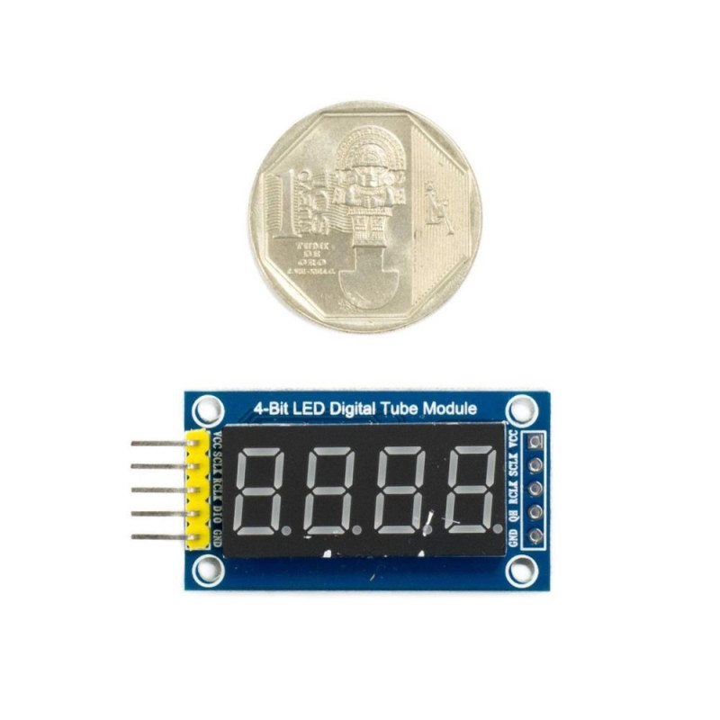 MODULO X4 DISPLAY 7 SEGMENTOS CON 74HC595 4 DIGITOS MODULO X4 DISPLAY 7 SEGMENTOS CON 74HC595 4 DIGITOS