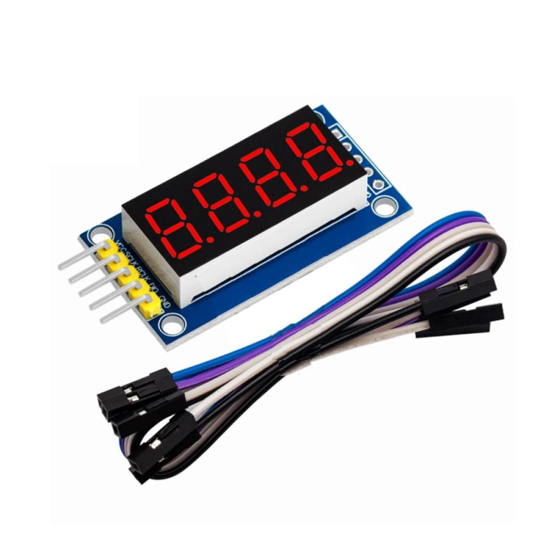 MODULO X4 DISPLAY 7 SEGMENTOS CON 74HC595 4 DIGITOS
