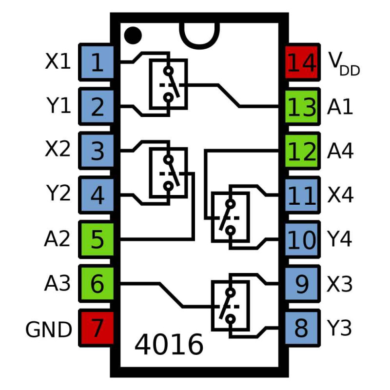 CD4016 SWITCH BILATERAL