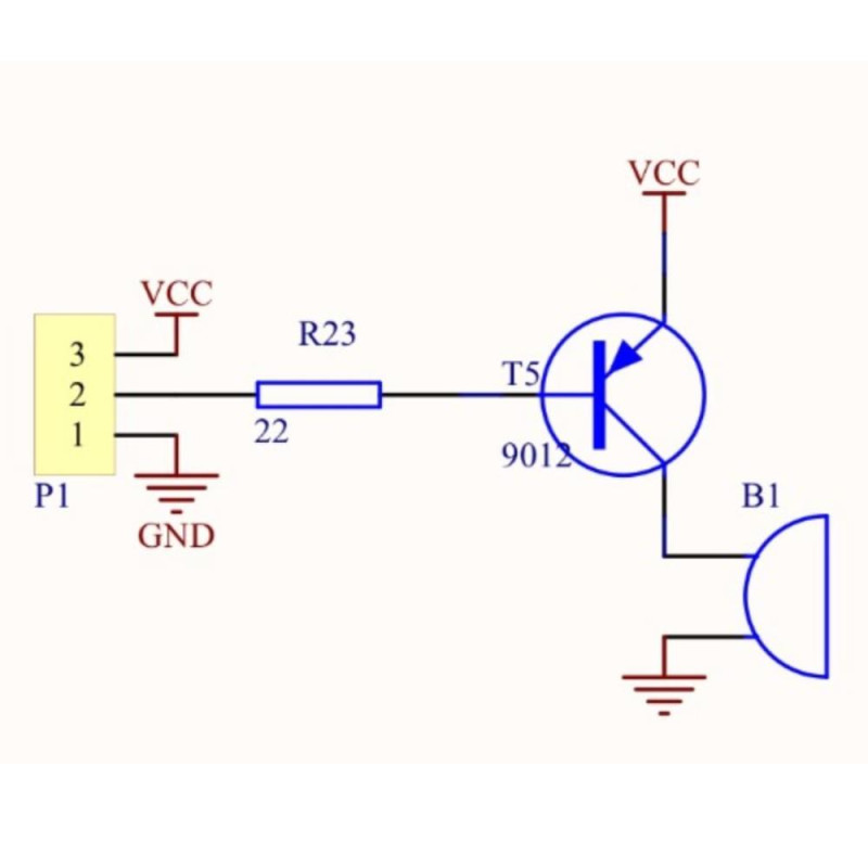 MODULO BUZZER PASIVO 3.3V A 5V ZUMBADOR MH-FMD