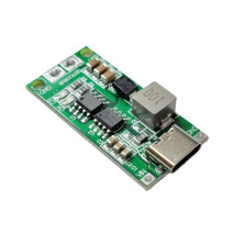 CARGADOR BATERIA 18650 LITIO USB TIPO C SERIE