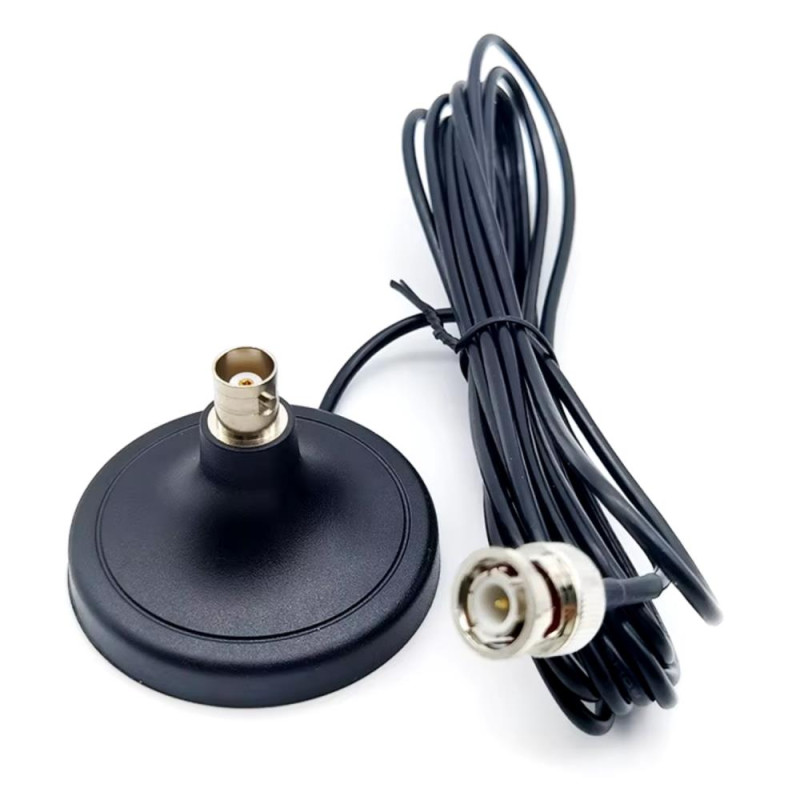 CABLE BNC 3M RG174 PARA ANTENA FM TELESCOPICA BASE MAGNETICA