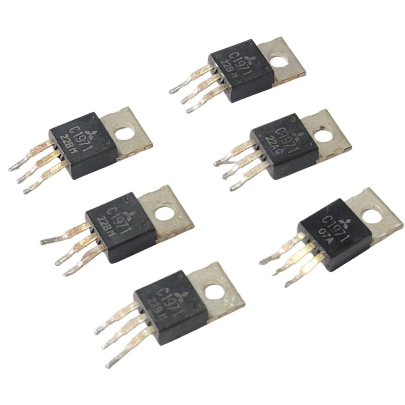 2SC1971 TRANSISTOR RF PARA TRANSMISOR FM 7W ORIGINAL USADO