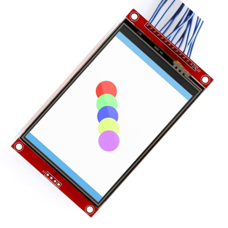 PANTALLA TFT LCD 3.5" IPS TOUCH DISPLAY 480X320 SPI ILI9488