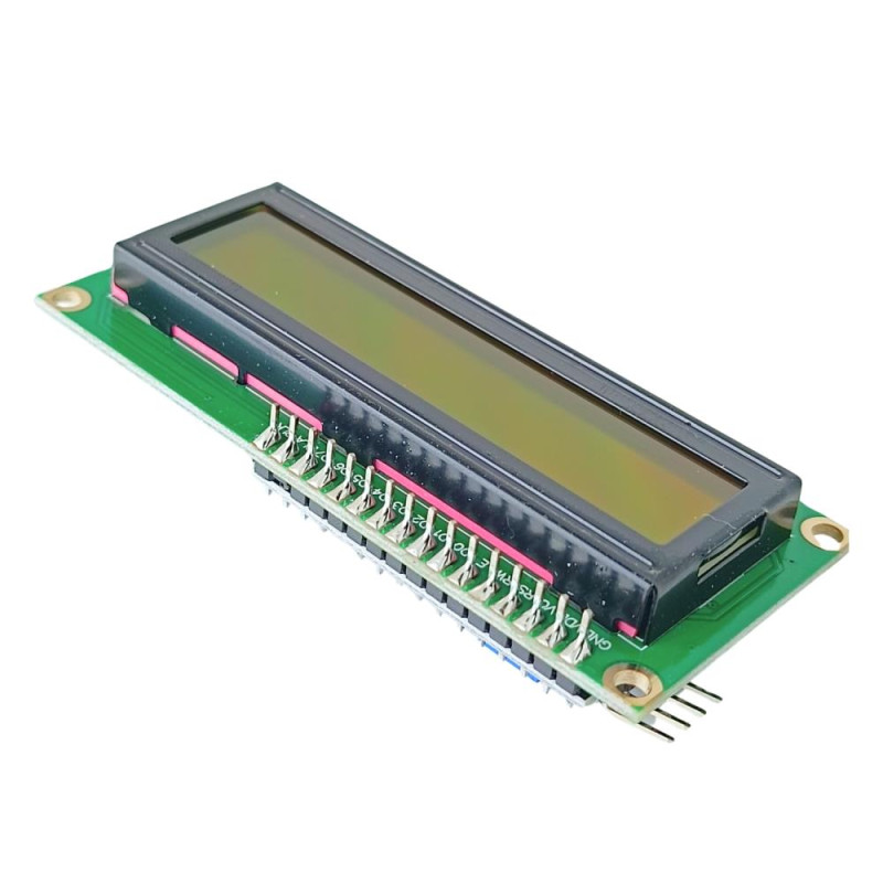 PANTALLA LCD 1602 DISPLAY 16X2 VERDE CON MODULO I2C SOLDADO