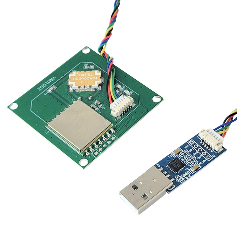 MODULO LECTOR RFID UHF LARGO ALCANCE 2.5M 3DBI 35X50 UART USB