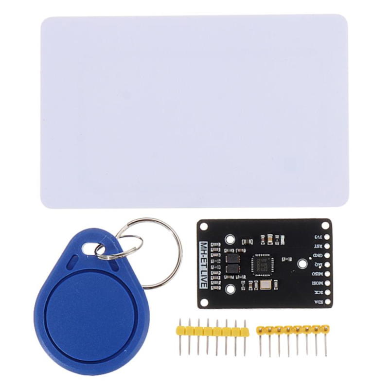 MODULO KIT RFID RC522 MINI + LECTOR LLAVERO TAG 6CM 13.56MHZ
