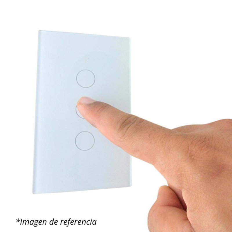 INTERRUPTOR TOUCH SWITCH SENCILLO 110V TÁCTIL SIN NEUTRO