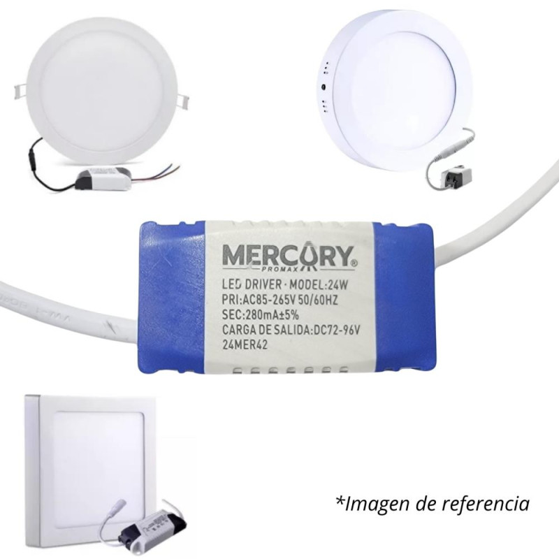 DRIVER BALASTO LED 24W AC 110V 220V PARA LUZ LÁMPARA PANEL