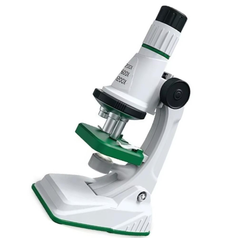 MICROSCOPIO ESCOLAR NIÑOS EDUCATIVO 200X LUZ LED + MUESTRAS