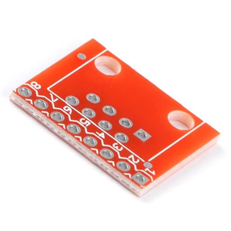 PLACA ADAPTADORA RJ45 A DIP PCB CONECTOR REGLETA JACK HEMBRA