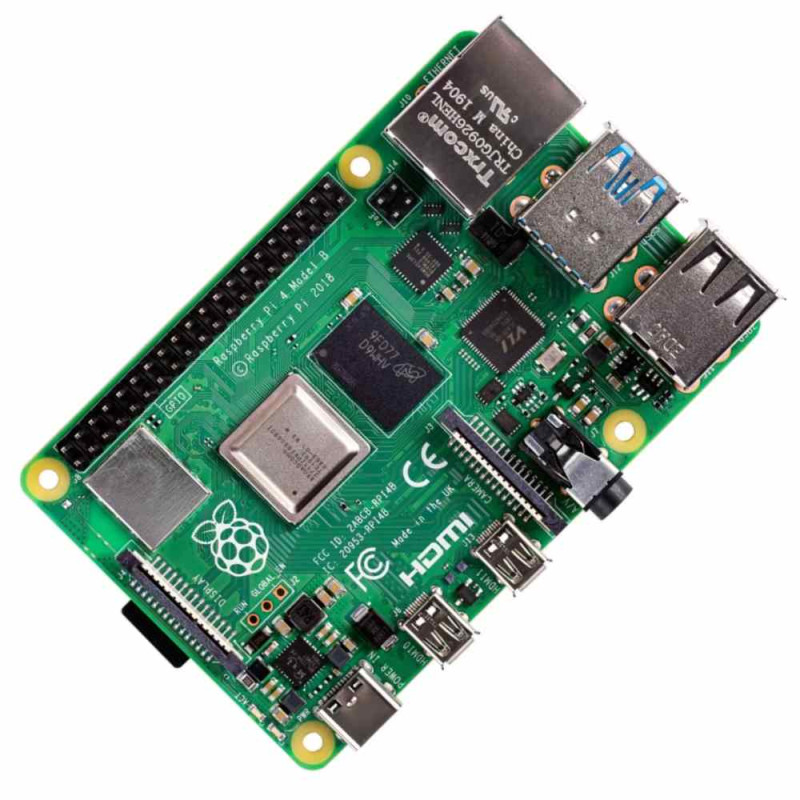 MINI PC RASPBERRY PI 4 MODEL B 4GB RAM WIFI PLACA HDMI 4K