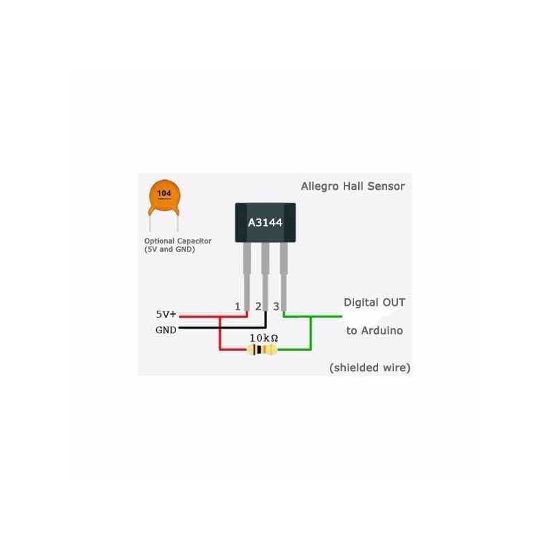 SENSOR DE EFECTO HALL A3144