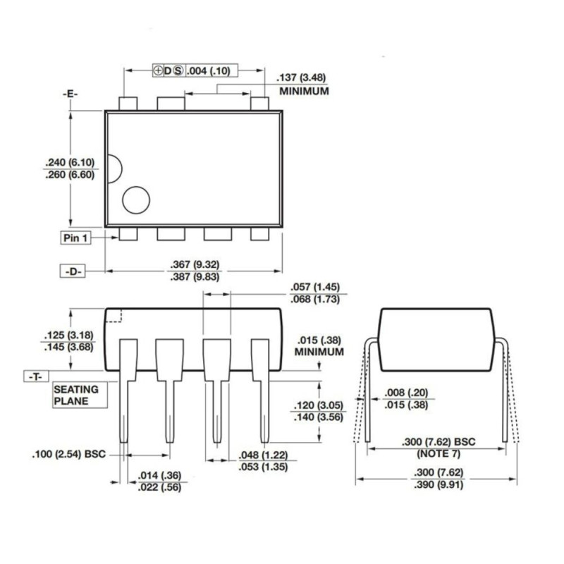 REGULADOR CONMUTADO TNY277 TNY277PN DIP-8C 700V 19W THT