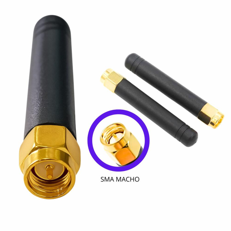 ANTENA GSM GPRS 3DBI CONECTOR SMA WIFI