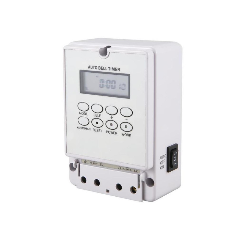 AUTO BELL TIMER 110V TIMBRE AUTOMATICO COLEGIOS INDUSTRIAL