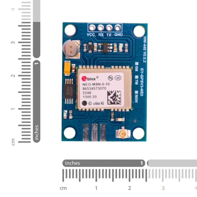 MÓDULO GPS GY-NEO8MV2 NEO-8M CON EEPROM MEJOR QUE GY-NEO6MV2