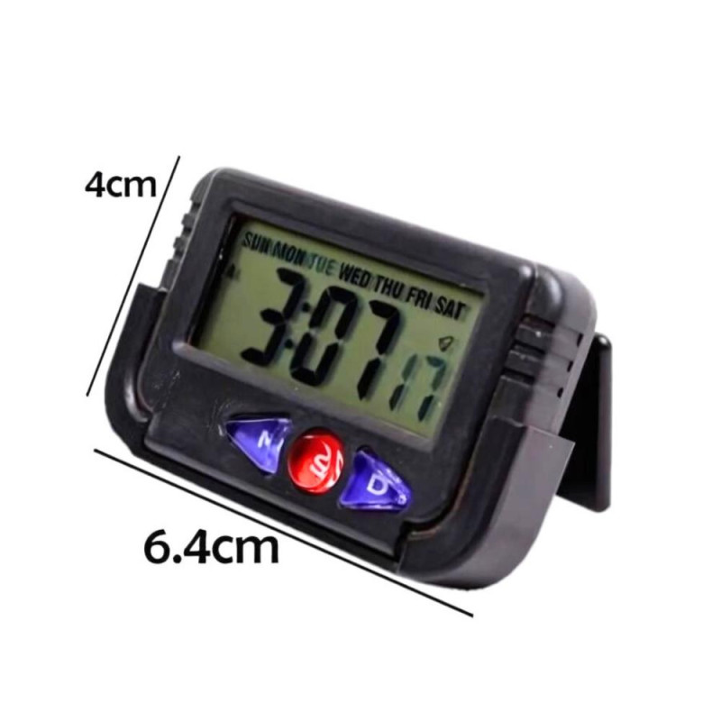 RELOJ NAKD NA-613D PARA AUTOMOVIL CARRO ALARMA CRONOMETRO
