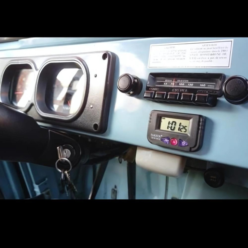 RELOJ NAKD NA-613D PARA AUTOMOVIL CARRO ALARMA CRONOMETRO