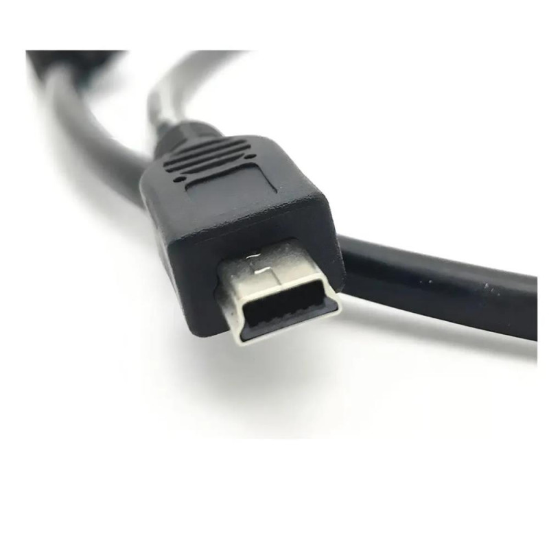 CABLE USB A MINI USB 50CM NEGRO PARA ARDUINO NANO