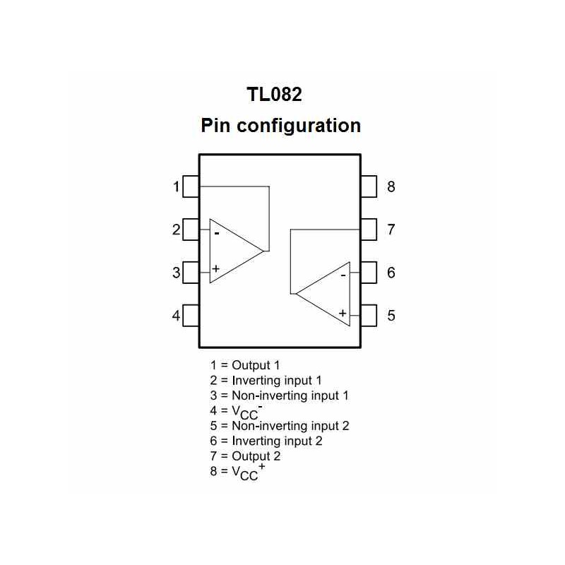 TL082 AMPLIFICADOR OPERACIONAL