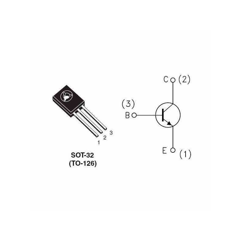 BD135 TRANSISTORES BIPOLARES NPN 1.5A 45V