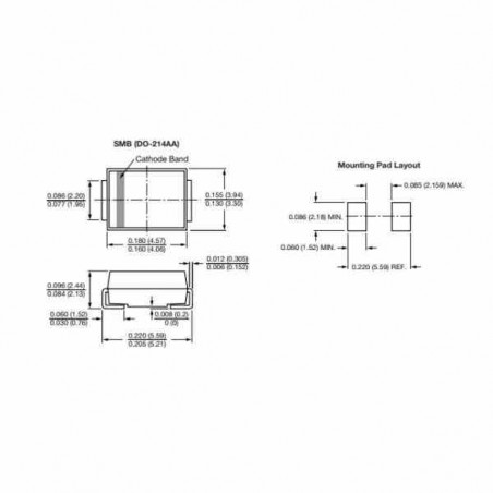 DIODO RECTIFICADOR ES2J SMD 2.0A 600V ULTRARAPIDO