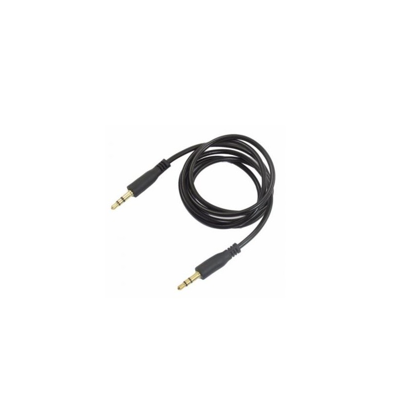 CABLE 1X1 AUXILIAR PLUG 3.5MM ESTÉREO 1,5MTS