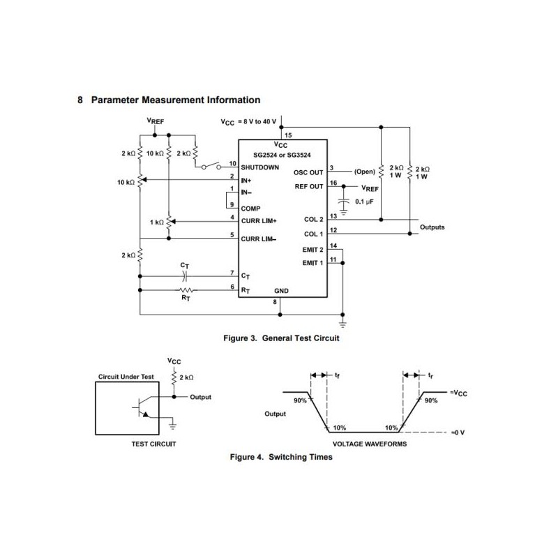 SG3524N REGULADOR CONTROLADOR PWM PARA INVERSOR