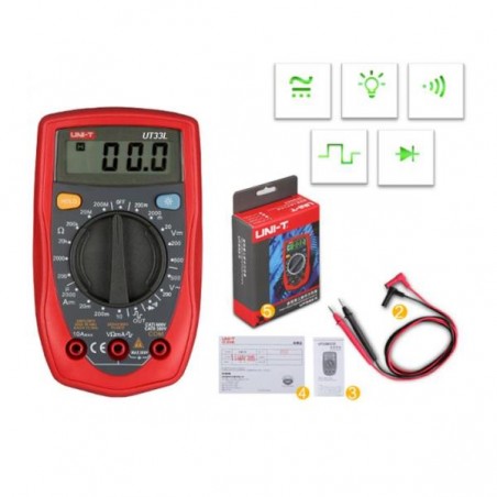 UT33L MULTIMETRO DIGITAL UNI-T