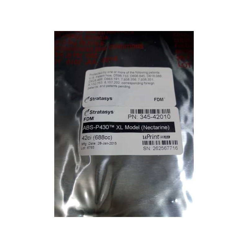 CARTUCHO DE MODELO DE NECTARINA ABS-P430 XL 345-42010