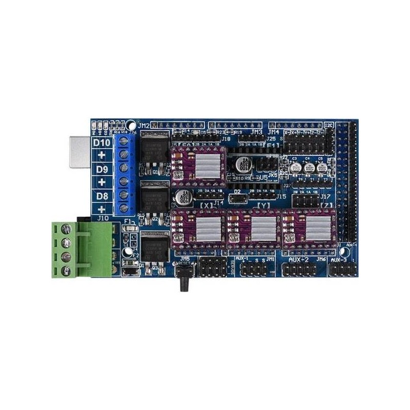 SHIELD RAMPS 1.5 PARA IMPRESORA CNC O REPRAP 3D CON ARDUINO